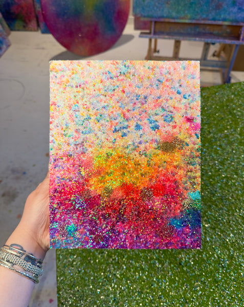 Ingrid and Ching ORIGINAL STUDY SMC #202 -10" x 8" x 1.5"