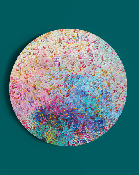 Ingrid and Ching "Going for a Morning Float" -24” Diameter and 7/8” Deep