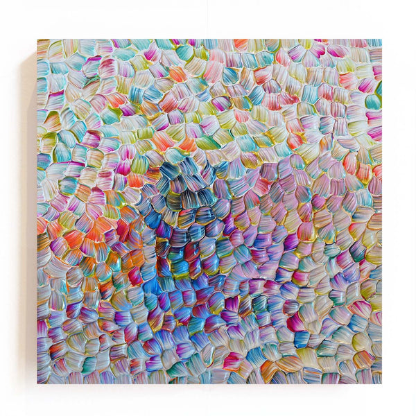 Ingrid and Ching "With Hope" -6” x 6" x 1.5"